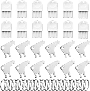 Amazon.com: 24pcs Tissue Dispenser Key, Reliable Paper Towel Dispenser ...