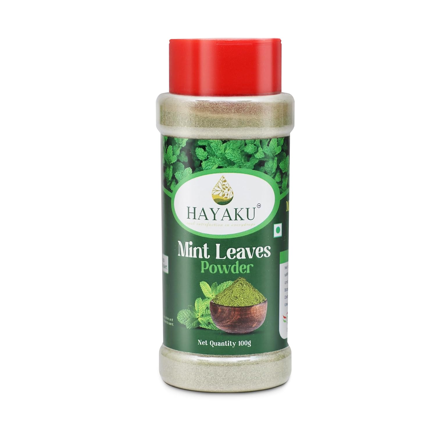 HAYAKU – Mint Leaves Powder 100g | Pudina Powder | Rich Antioxidant ...