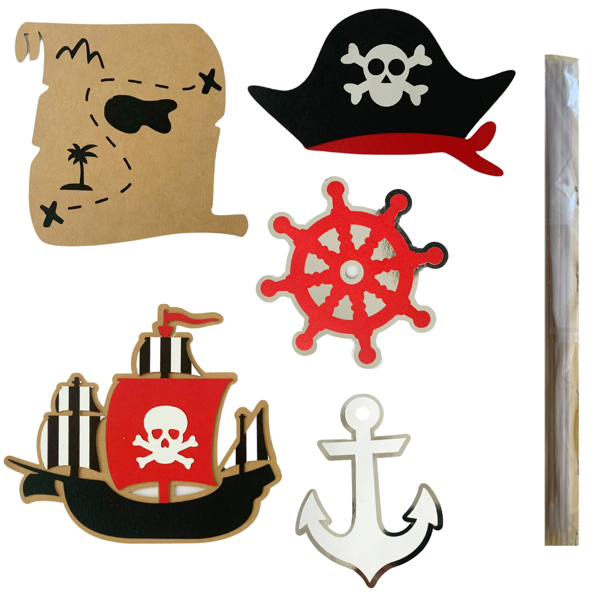 Pirate Cutouts To Print Pirate Hat Paper Crown For Kids Pirate