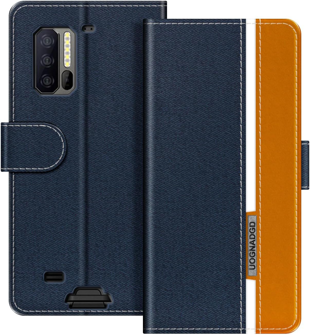 Amazon.com: UOGNADGD Leather Phone Case Compatible with Ulefone Armor 7 ...