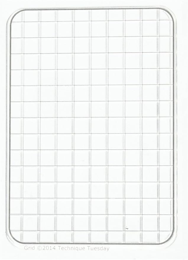 Amazon.com: Technique Tuesday Grid Stamp, 3 by 4-Inch, Grid : Arts ...