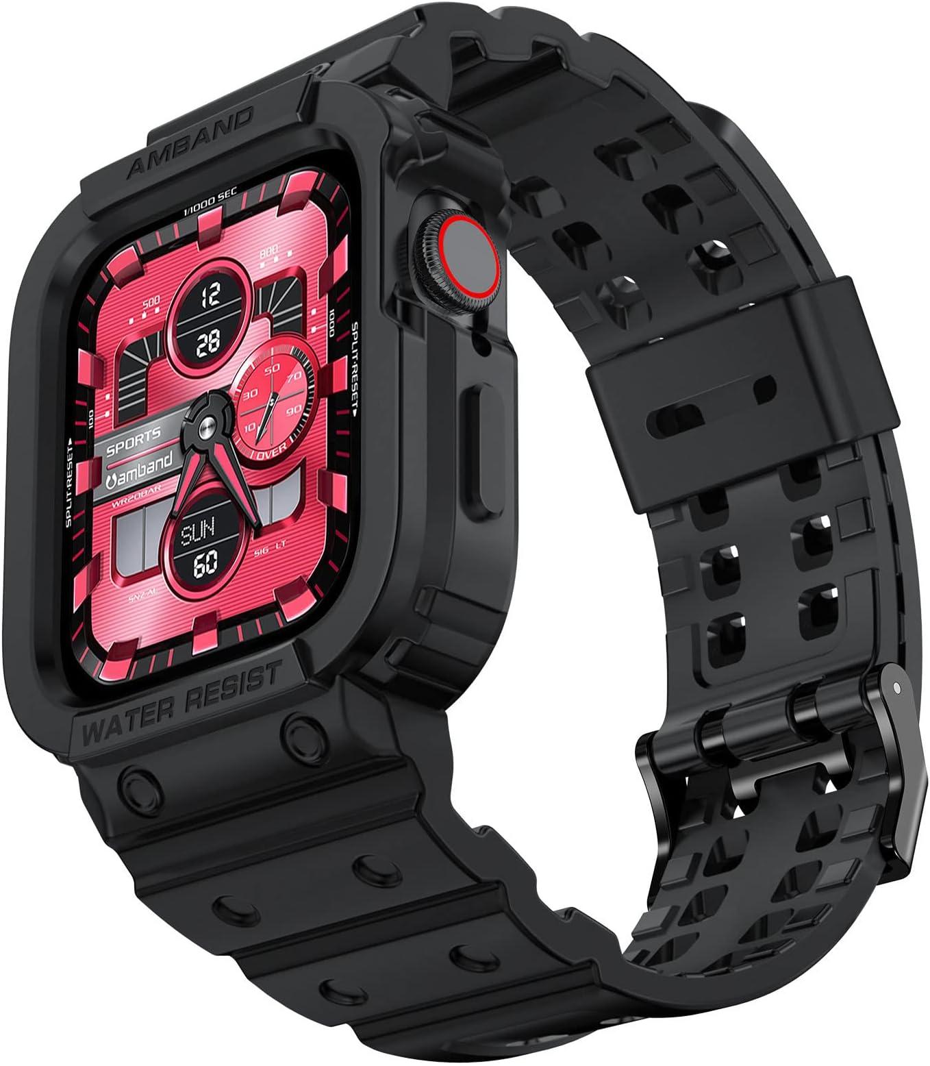 Amazon.com: ULTIMAL Rugged Case with Band for Apple Watch 44mm ...