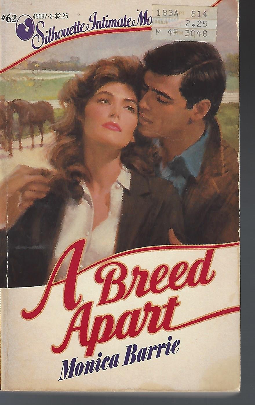 A Breed Apart (Silhouette Intimate Moments No. 62): Monica Barrie ...