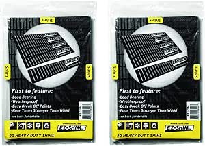 Ez Shim Heavy Duty Shims 7.9" Plastic Plastic (Two Pack): Amazon.com ...
