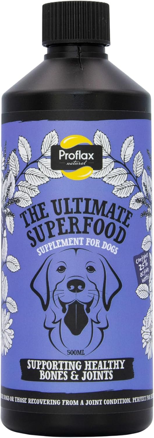 Proflax Natural - Bone & Joint Oil Supplement for Dogs - 500ml ...