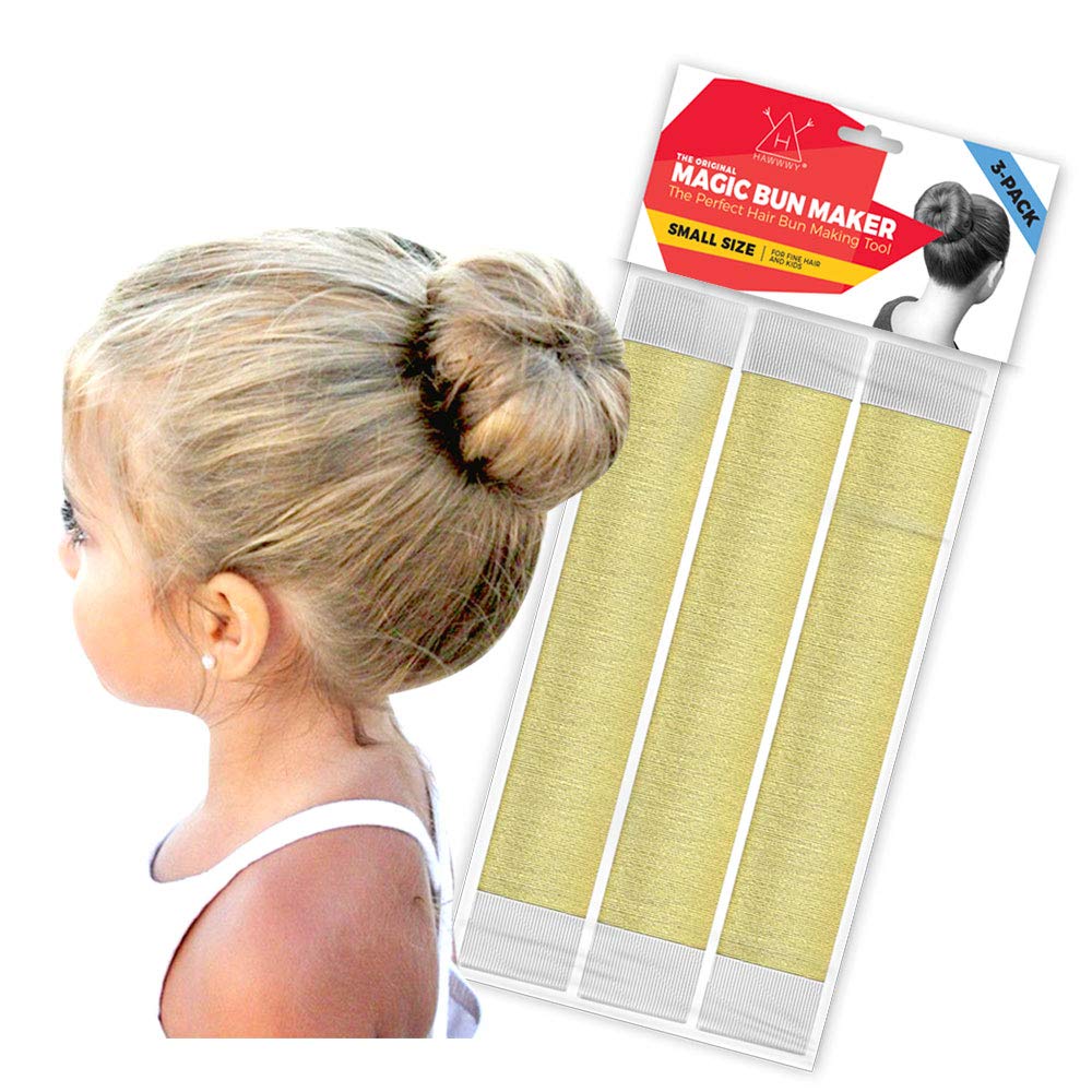 Hawwwy 3-Piece Hair Bun Maker, Easy Fast Snap-and-Roll Bun Hair Tool ...