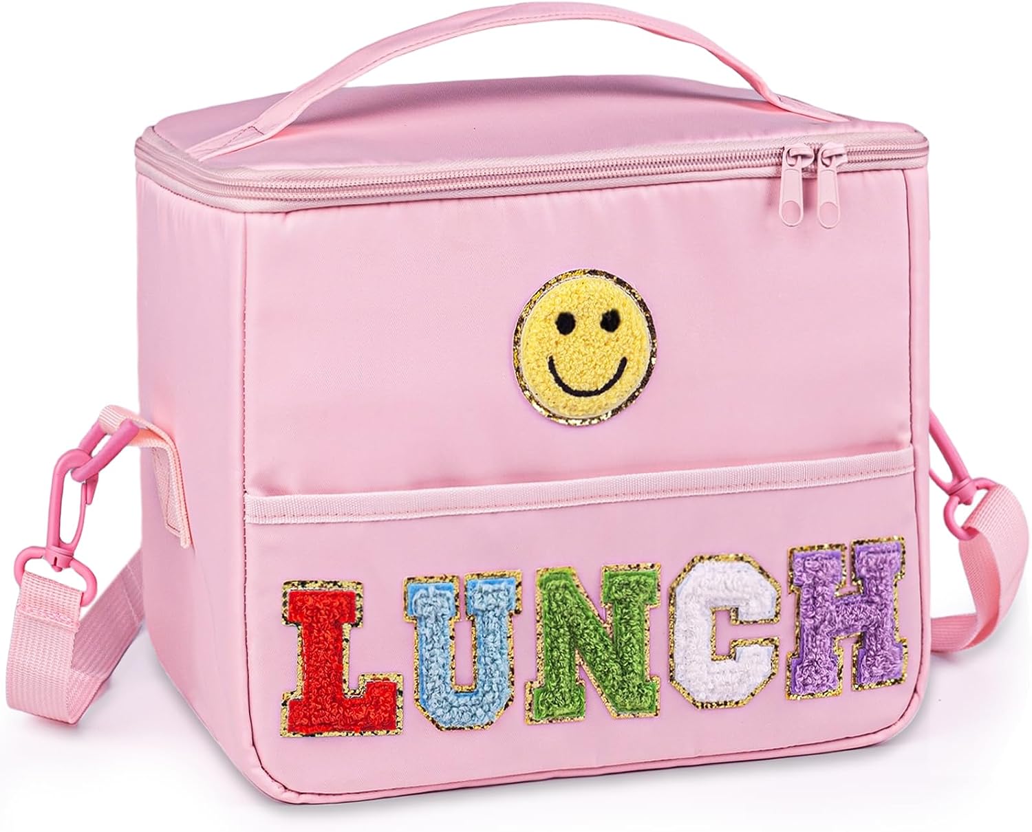 Amazon.com: Cooble Kid Cooler Insulated Lunch Bag, Preppy Lunch Box ...