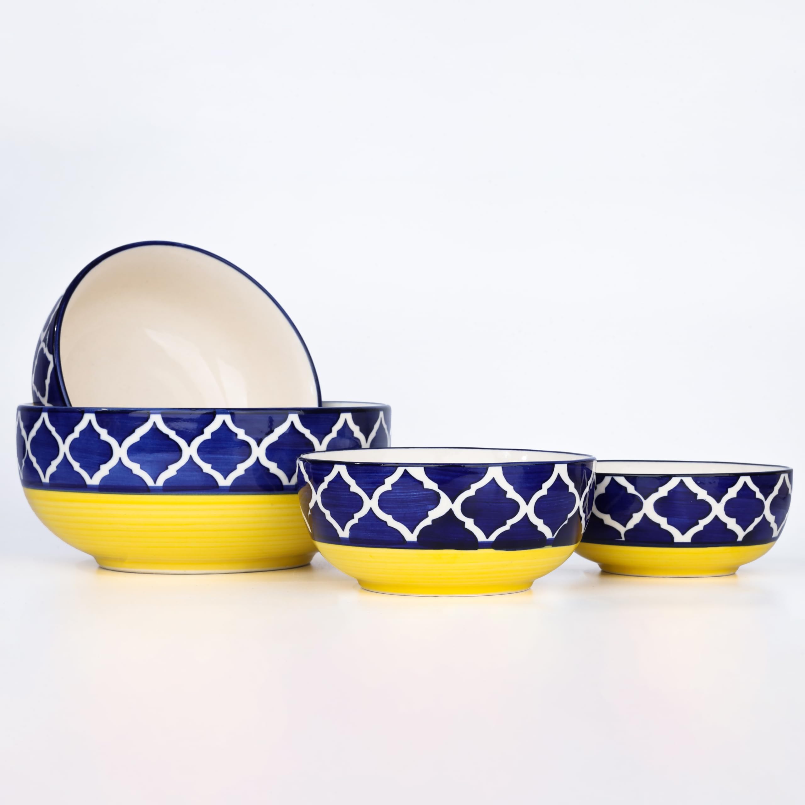 Buy SEPARATE WAY Ceramic Serving Bowl, Mixing Bowl, Cereal Bowl, Soup ...