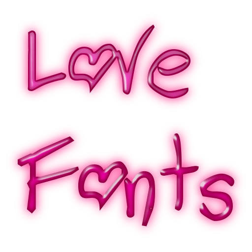 The Word Love In Different Fonts