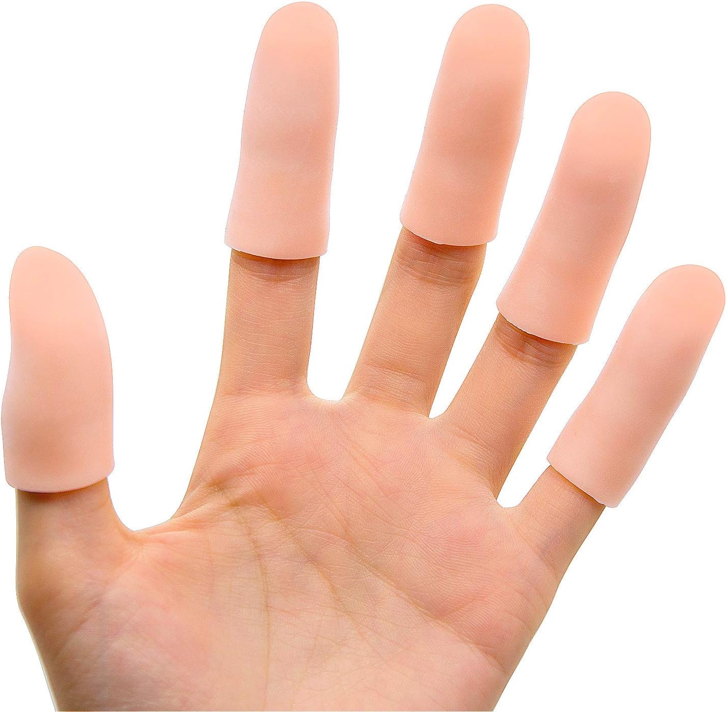 Bukihome 12 Pack Finger Protectors, Finger Cots and Sleeves to Protect ...