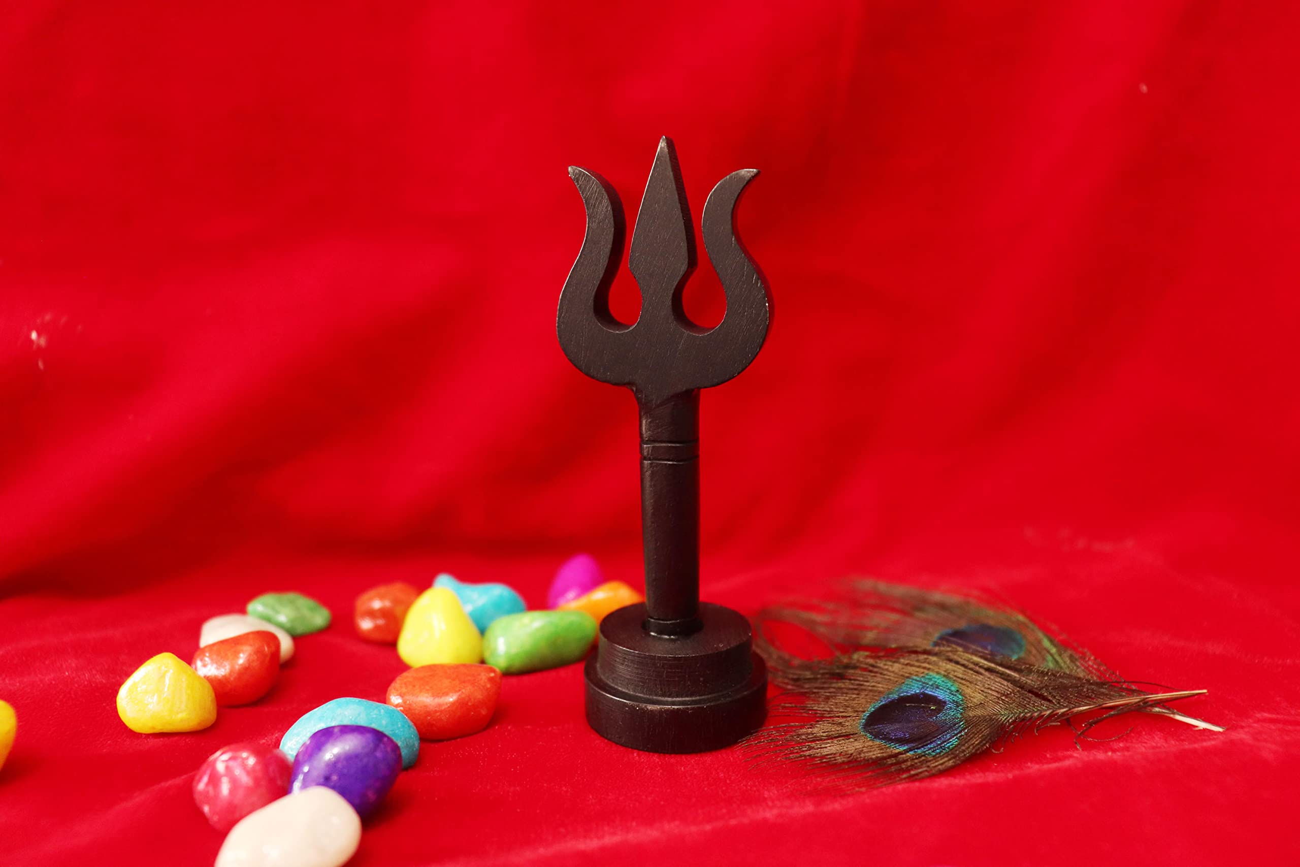 Buy KC PRODUCTS Lord Shiva Trishul | Ebony Black Wood trishul | Trishul ...