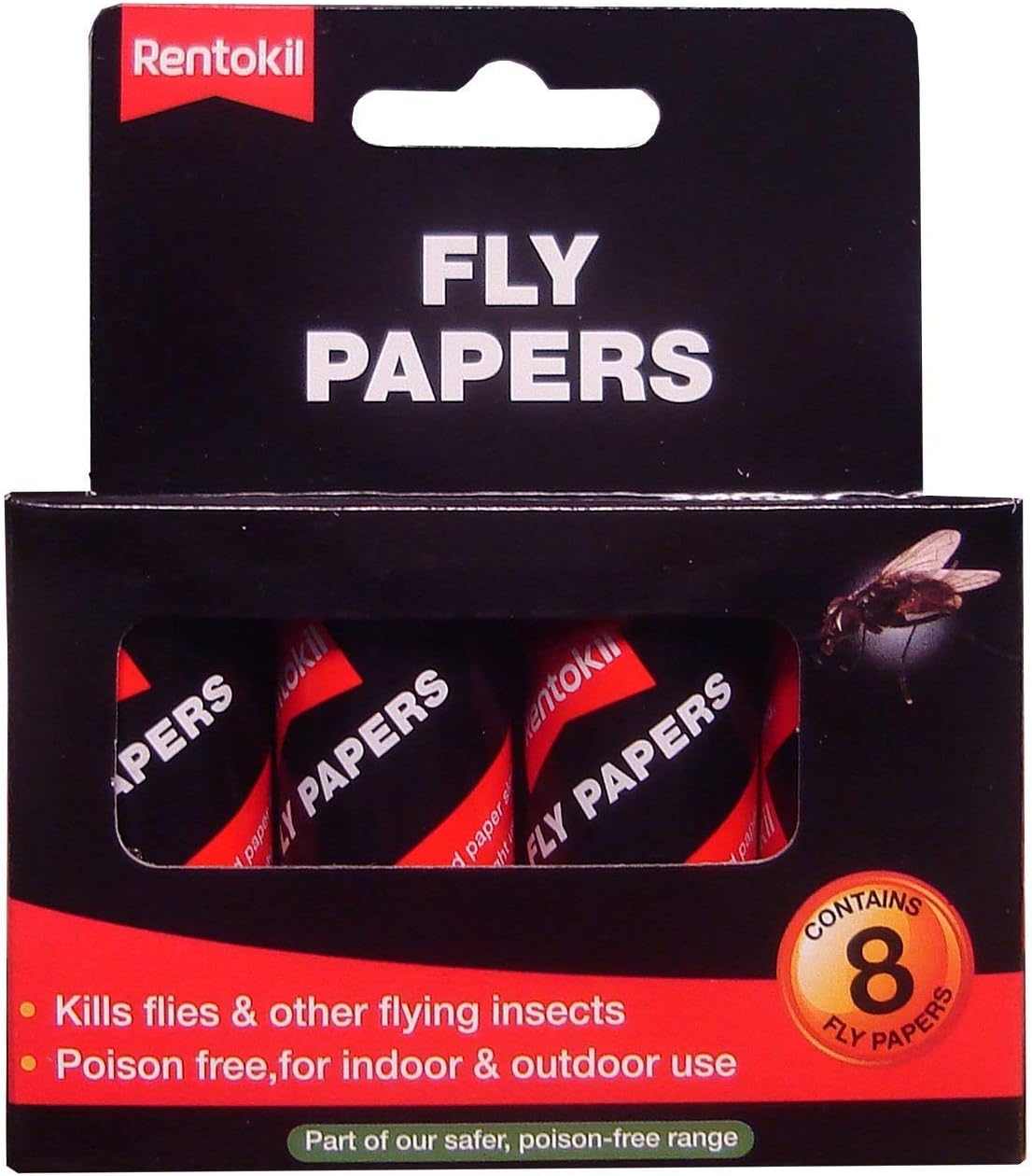 3XFF89 Pesticide Free Fly Paper (Pack of 8) : Amazon.co.uk: Garden