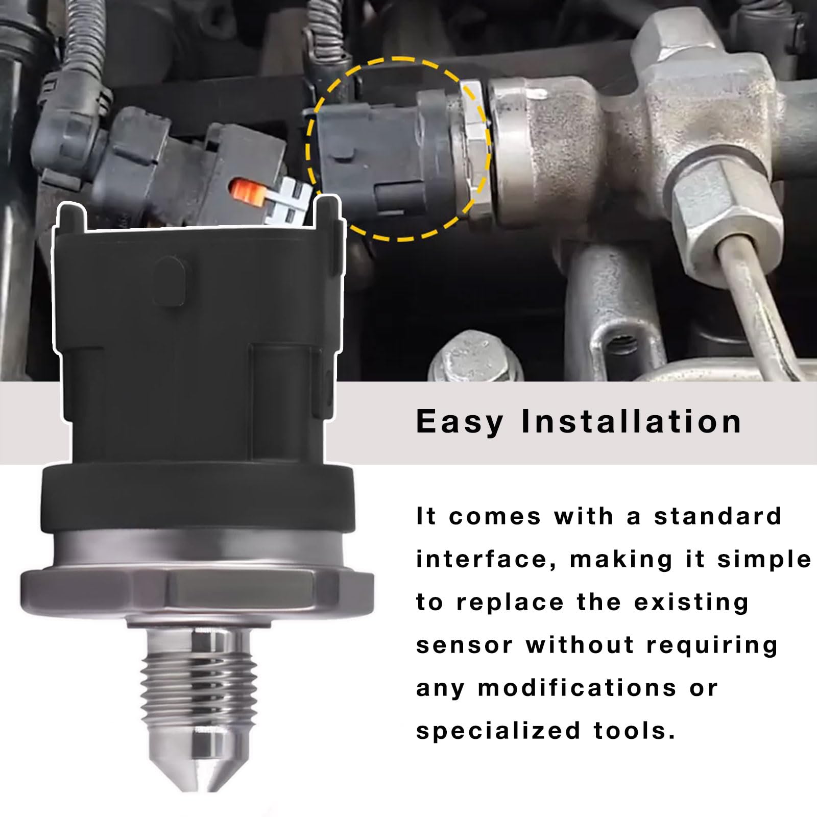 Fuel Tank Pressure Sensor 1Pcs Fuel Rail Pressure Sensor For BUICK ...