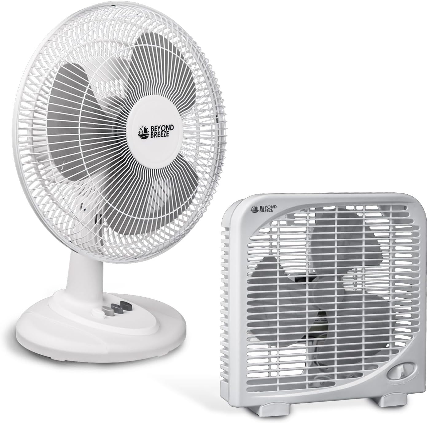 Amazon.com: BEYOND BREEZE 12 Inch Oscillating Table Fan and 9 Inch Box ...