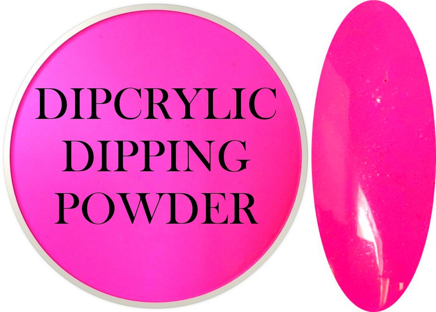 Amazon.com : SHEBA NAILS Dipcrylic Dip Dipping Powder NEON MAGENTA ...