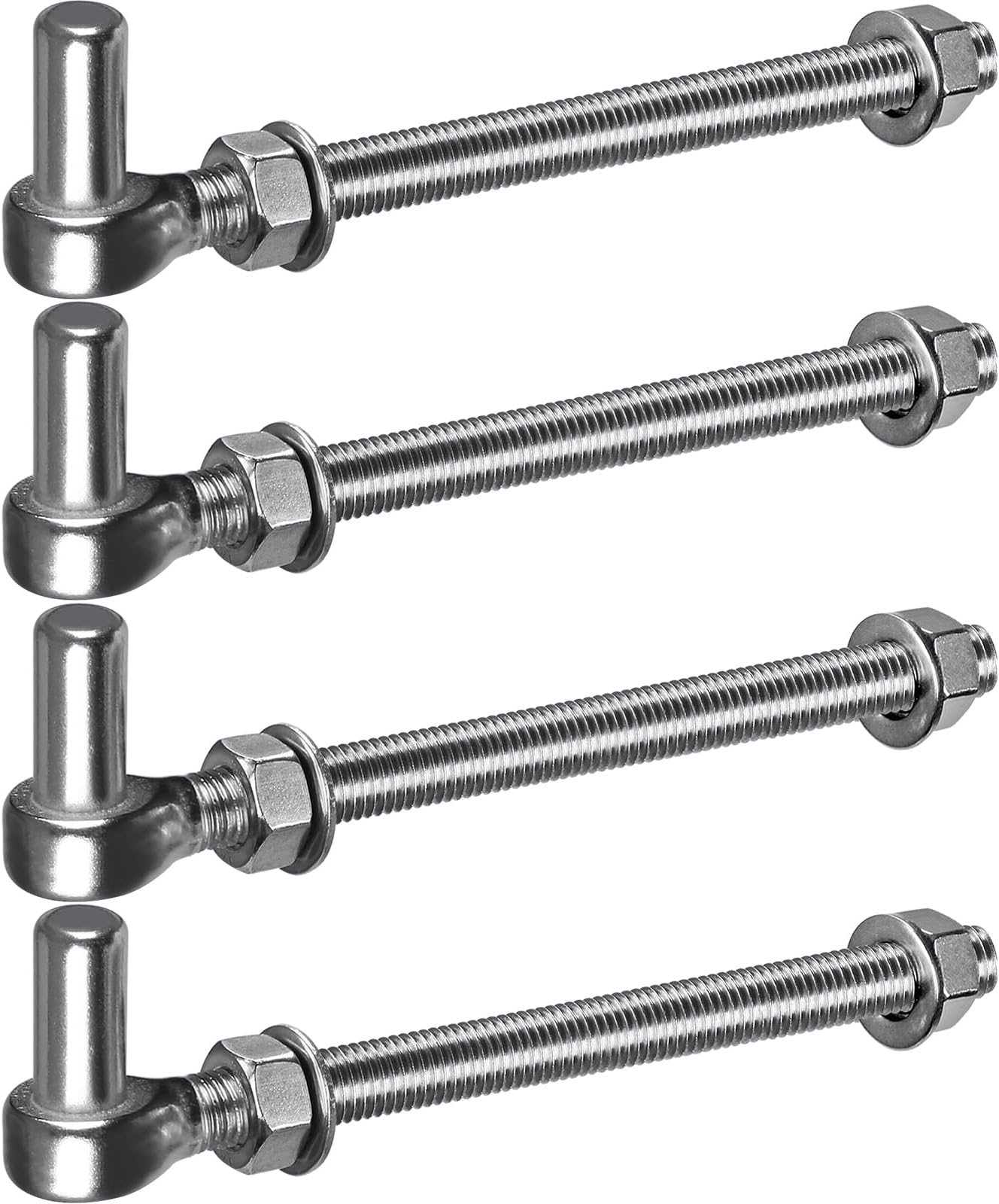 Amazon.com: J-Bolt Post Hinge 12" - Hinge Bolts Thru The Post Includes ...