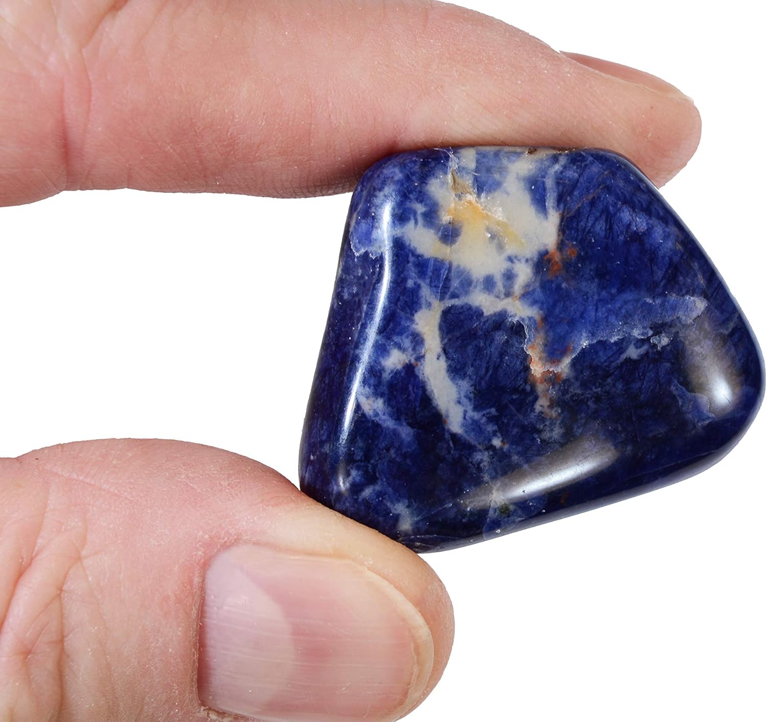 Amazon.com: Rock Your Chakra Blue Sodalite 1 1/2" 2-3 Oz Large Tumbled ...