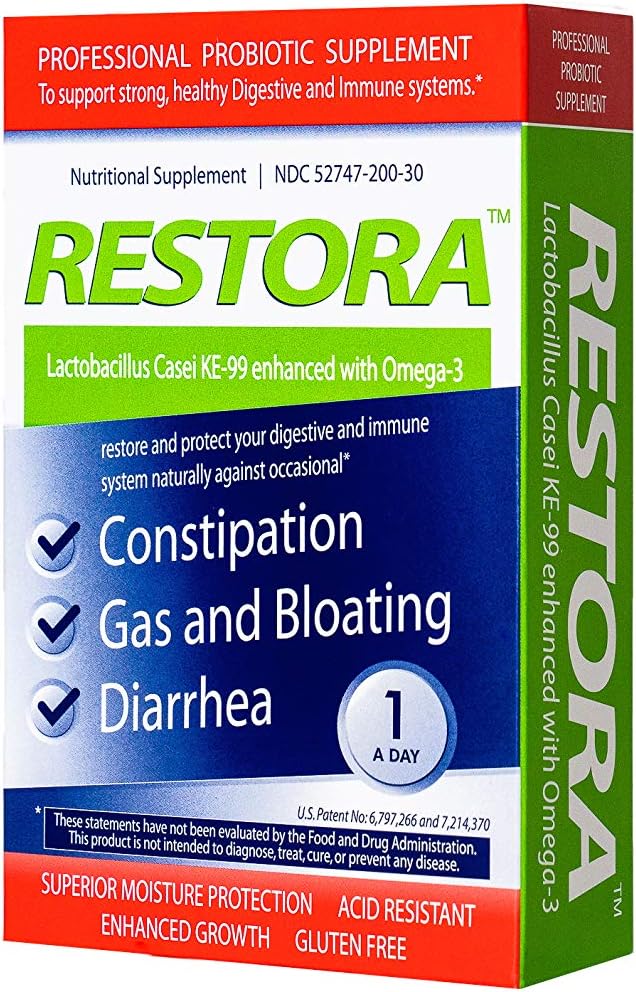 Amazon.com: Restora Probiotic Supplement -Immunity Booster-Patented ...