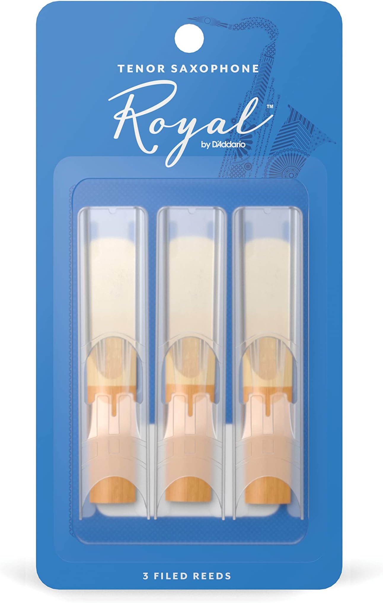 Rico Royal 2.5 Strength Reeds for Tenor Sax (Pack of 3) : Amazon.co.uk ...