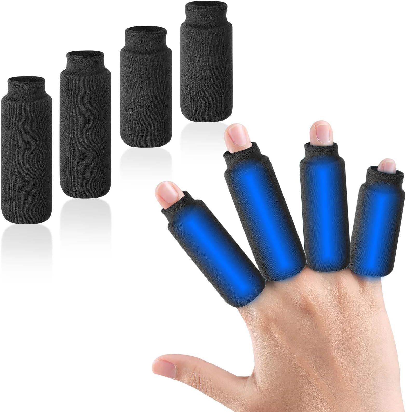 Amazon.com: Finger Cold Packs - 4pcs Reusable Gel Ice Pack Cryotherapy ...
