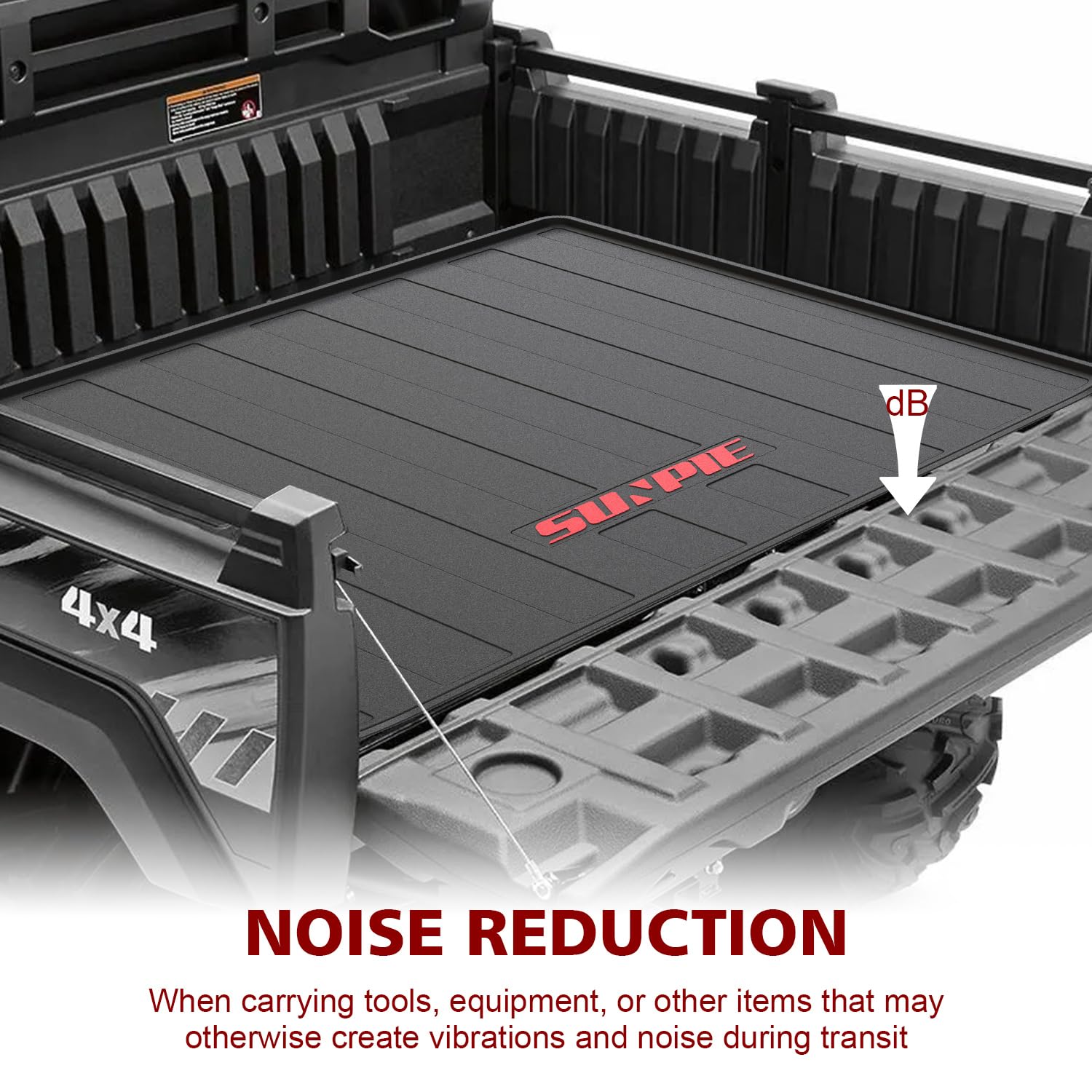 Snapklik.com : SUNPIE Bed Liner Cover For Kawasaki Mule SX/4x4/4x4 FI ...