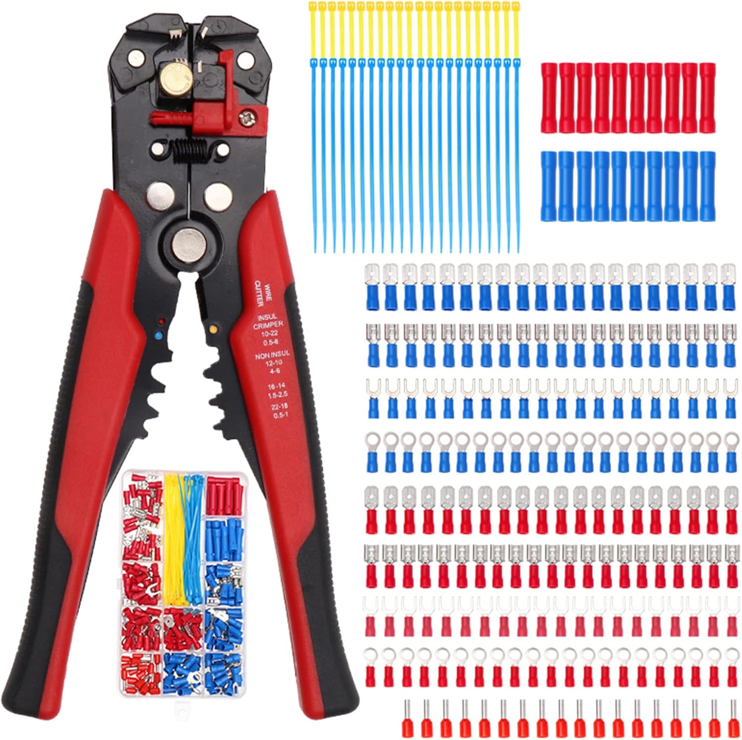 Amazon.com: YIWENG 260PCS Crimp Cable Terminals Set Kit,260PCS Crimp ...