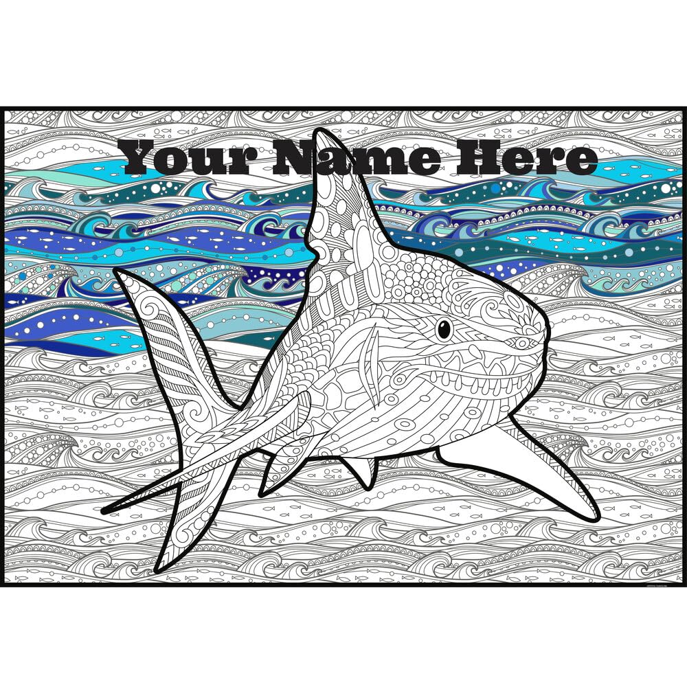 Amazon.com: Personalized Giant Coloring Poster - Jumbo Coloring Sheets ...