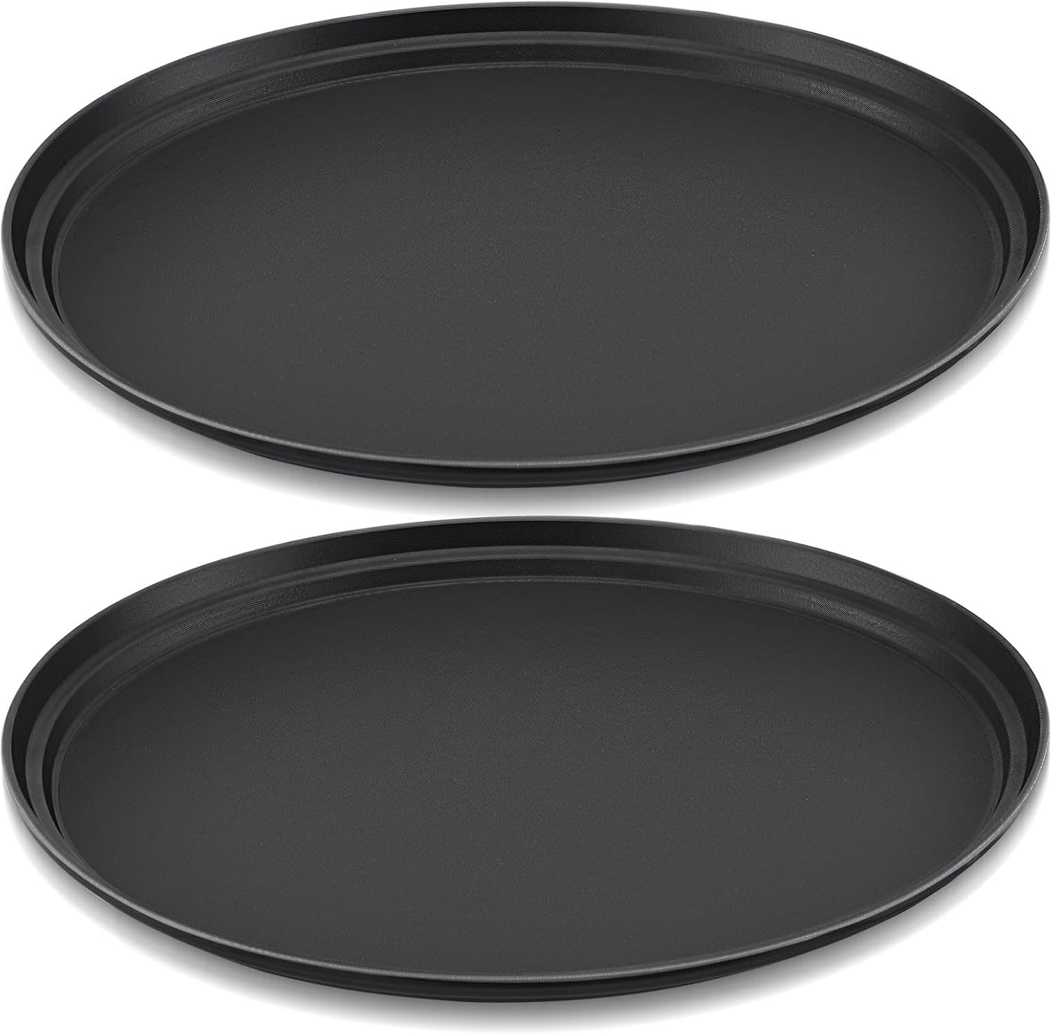 Amazon.com: FillTouch 2 Pcs 25 x 20 Inch Restaurant Serving Trays Black ...