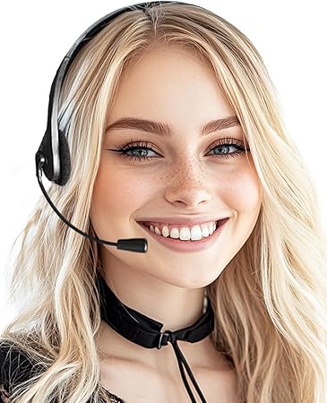 Amazon.com: GAGIFT WORLD Fake Headset, Rockstar Costume Cosplay ...