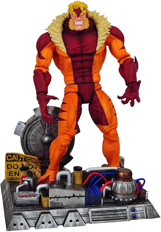 Amazon.com: Diamond Select Toys Marvel Select Sabretooth Action Figure ...