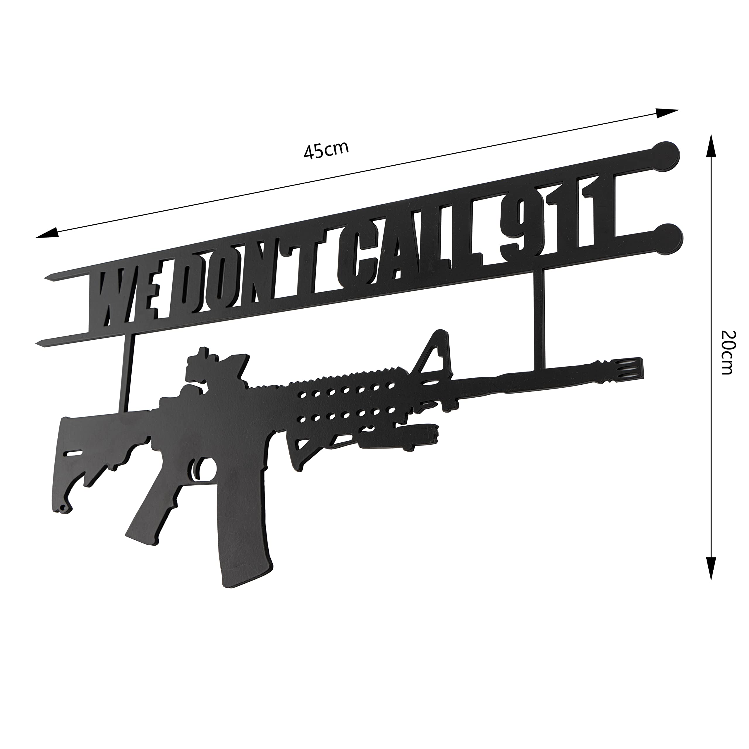 Snapklik.com : Metal No Trespassing Sign "Youre In Range" Gun Metal ...