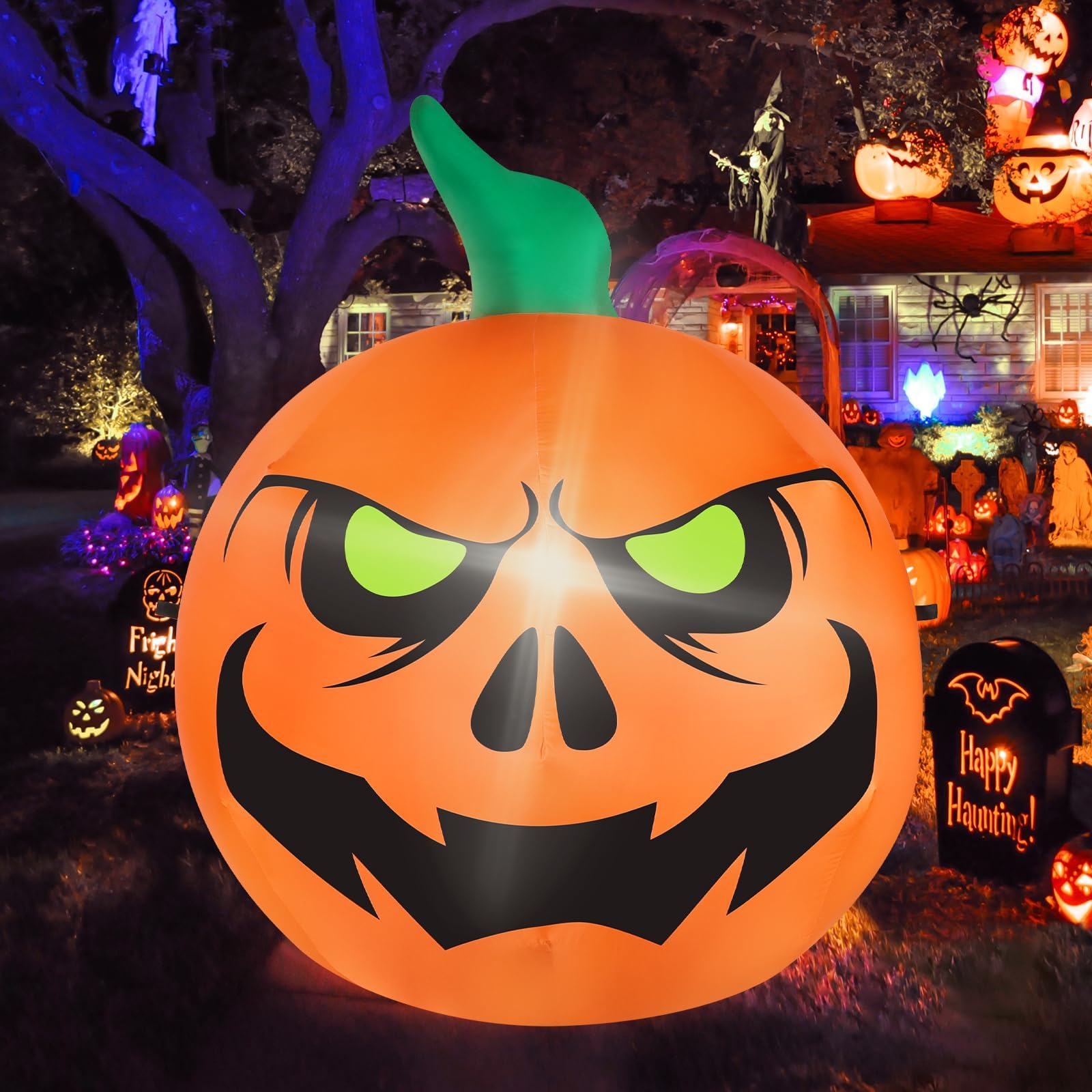 Amazon.com: ANIMAT3D Inflatable Jabberin' Jack 5 Foot Tall Talking ...