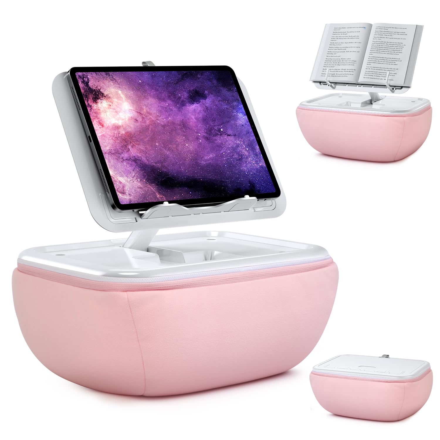 Amazon.com: elitehood Tablet Pillow Stand, Foldable iPad Stand for Lap ...