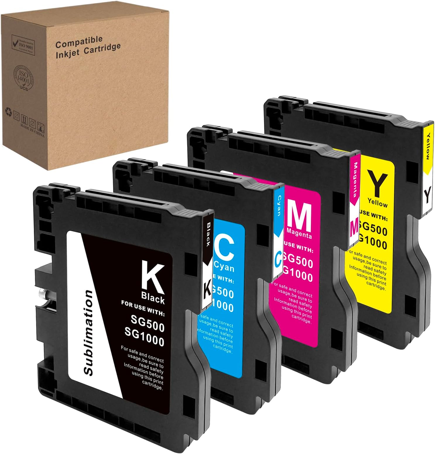 Amazon.com: Dikarsum SG400 SG800 Sublimation Ink Cartridge Compatible ...