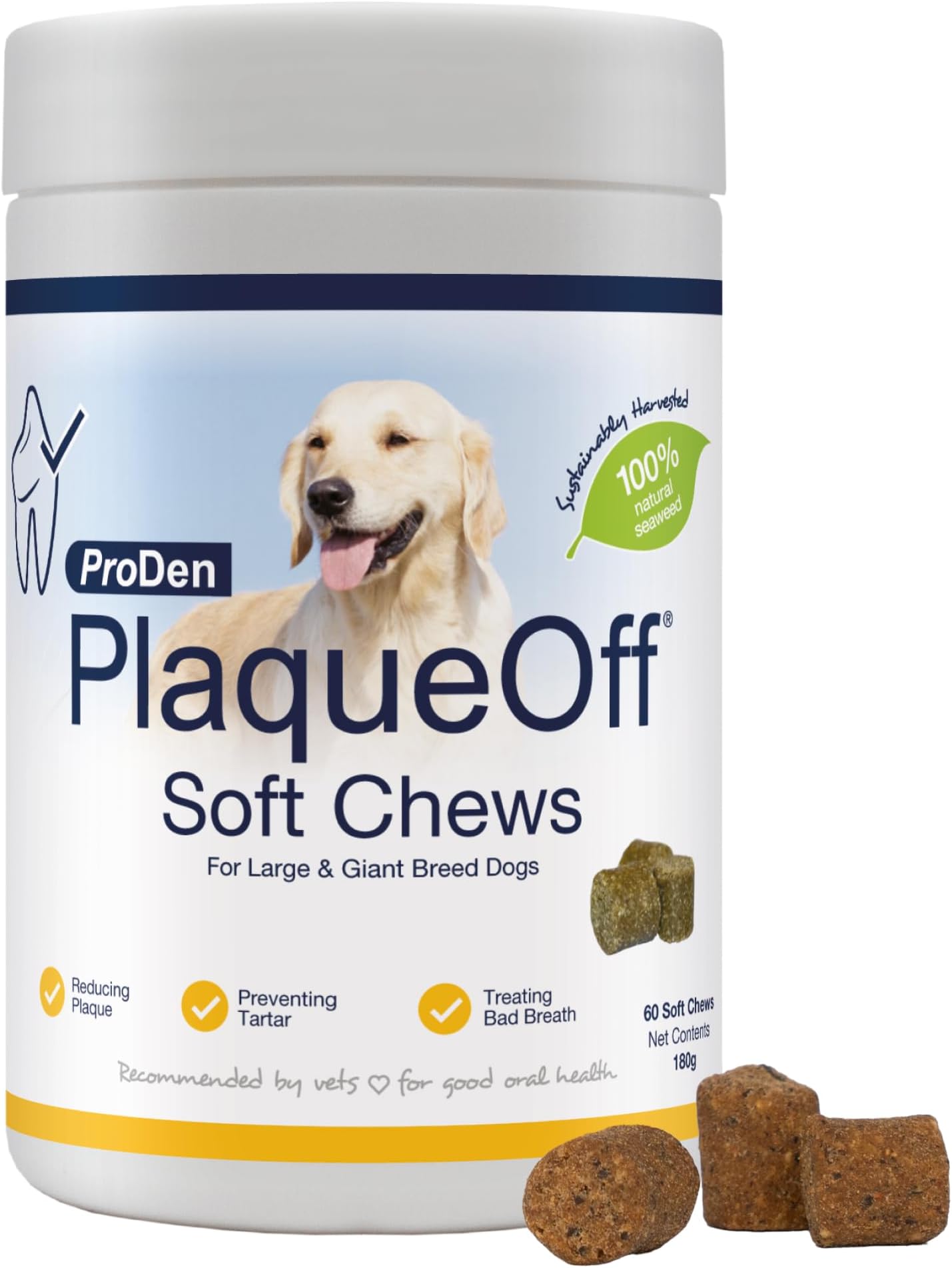 ProDen PlaqueOff Powder for Dogs & Cats, Tartar & Bad Breath Remover ...
