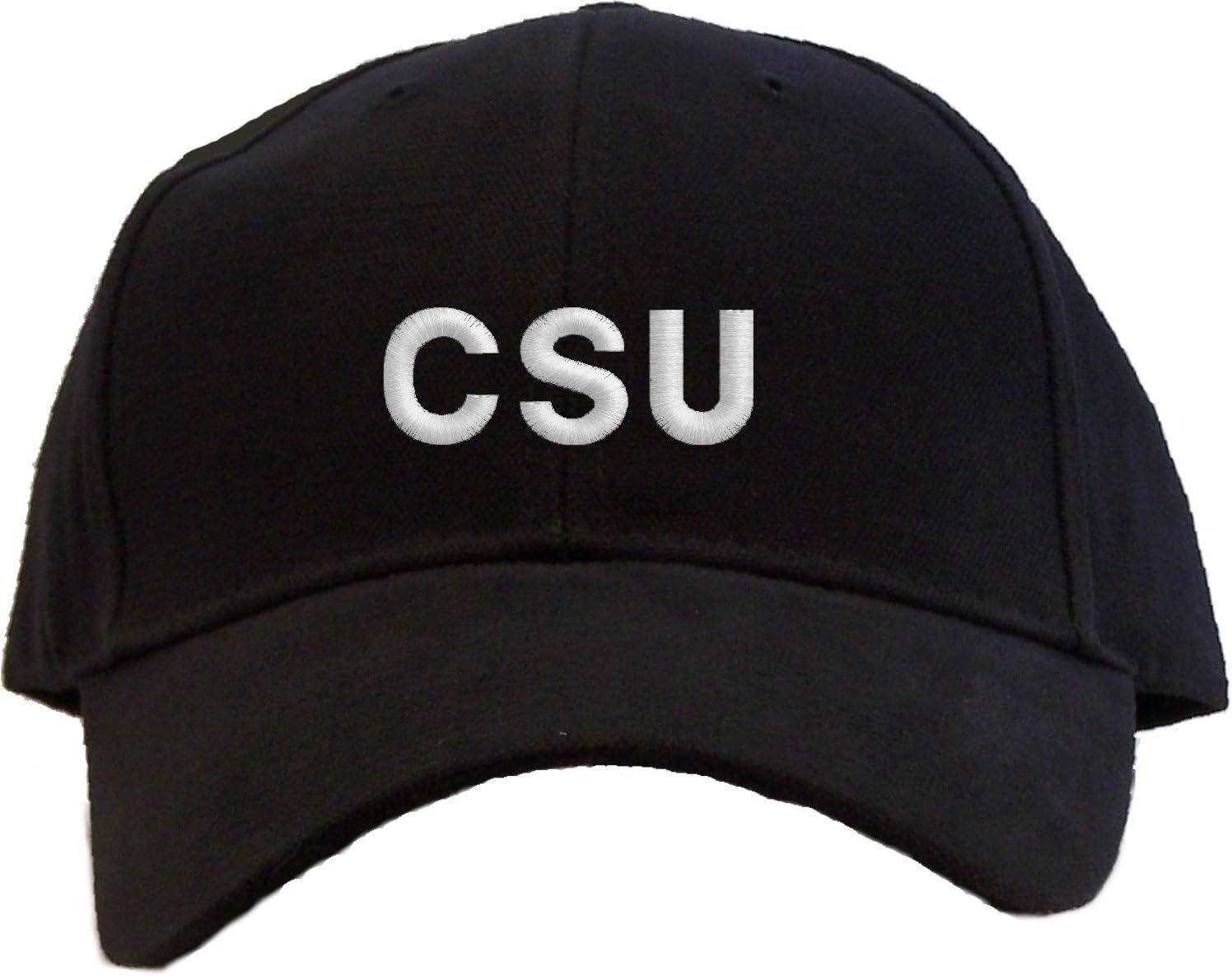 Amazon.com: CSU Embroidered Baseball Cap - Black : Clothing, Shoes ...