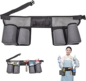 Window Cleaning Belt, Adjustable Housekeeping Tool Pouch with 4 Pockets ...