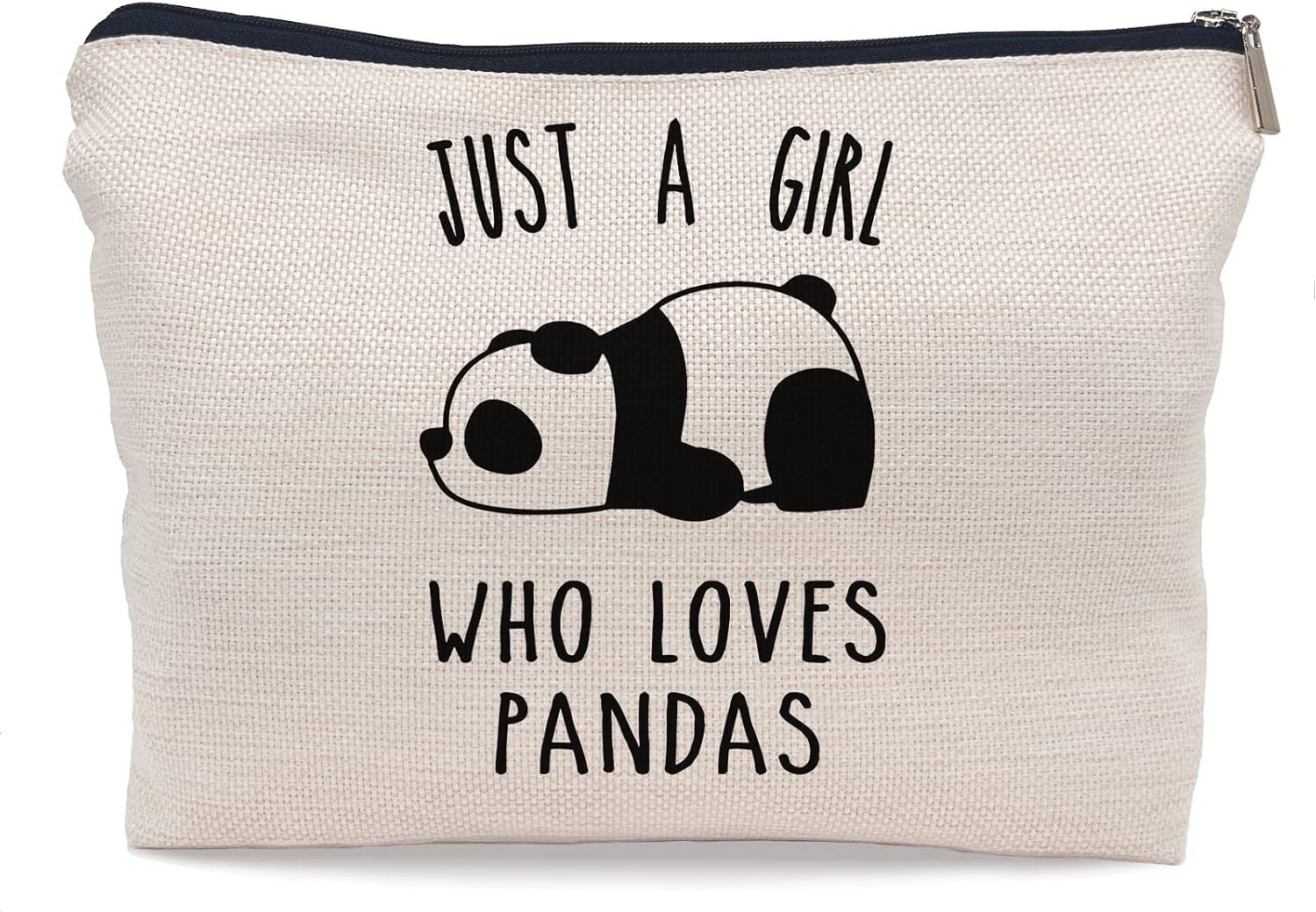 Amazon.com: Lacosu Who Loves Pandas Cute Panda Bear Makeup Bag Make up Cosmetic Bag Small Zipper ...