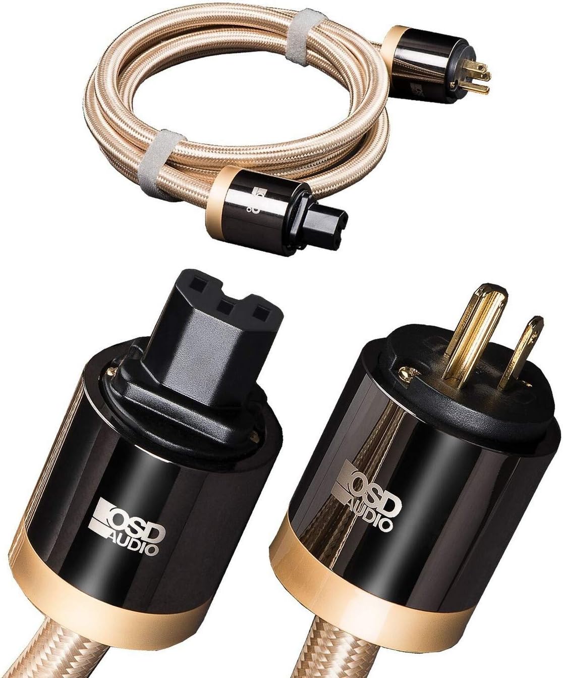 Aurum Series Audiophile-Grade AC Power Cable, 14 Gauge with Three Pure ...