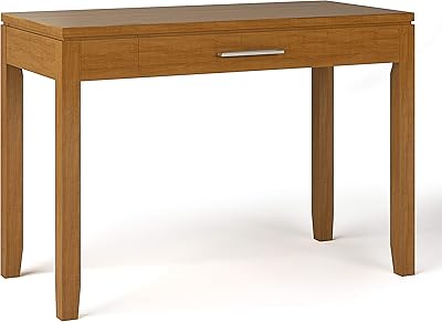 Amazon.com: Longcoam Design Mid-Century Modern Solid Wood Desk with ...