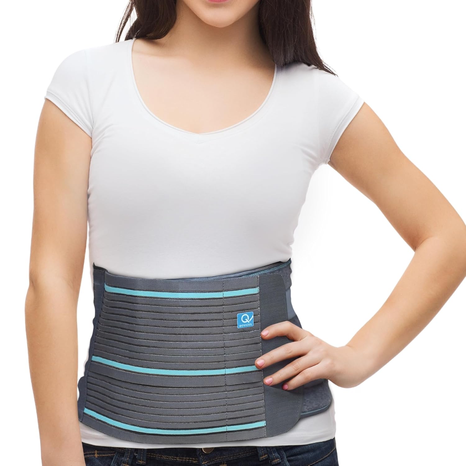 Buy Q DEVICES Abdominal Support Belt, Nylon, Targeted Compression ...