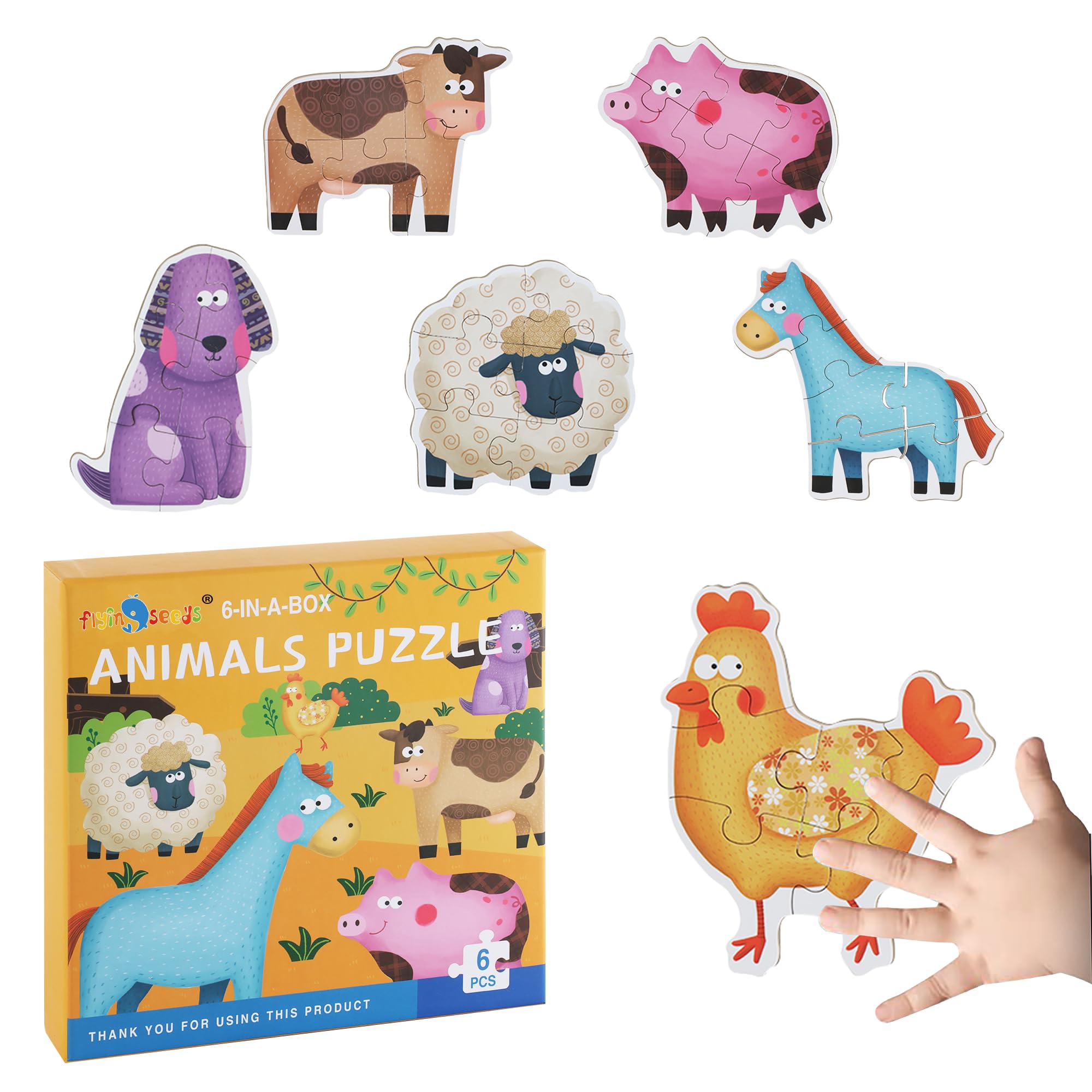 Farm Animal Puzzle Blocks Bigjigs Wooden Block Puzzle Farm Animals