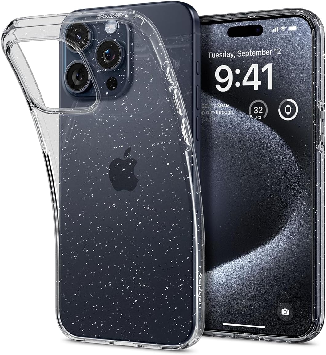 Spigen Liquid Crystal Glitter Back Cover Case Compatible with iPhone 15 ...