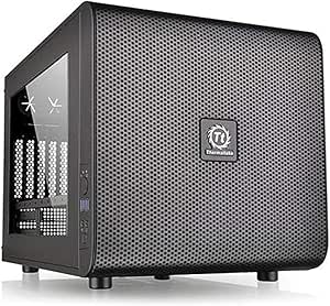 Thermaltake Core V21 Matx Mesh Stackable Case with Fan, 13.2 x 12.6 x ...