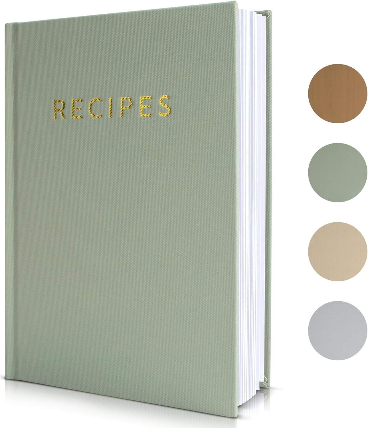 Amazon.com: ZICOTO Aesthetic Blank Recipe Book with Waterproof Cover ...