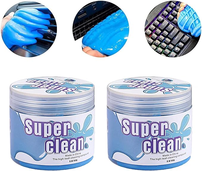 2 Pack Car Cleaning Gel for Car Detailing, Car Interior Cleaner Dust ...