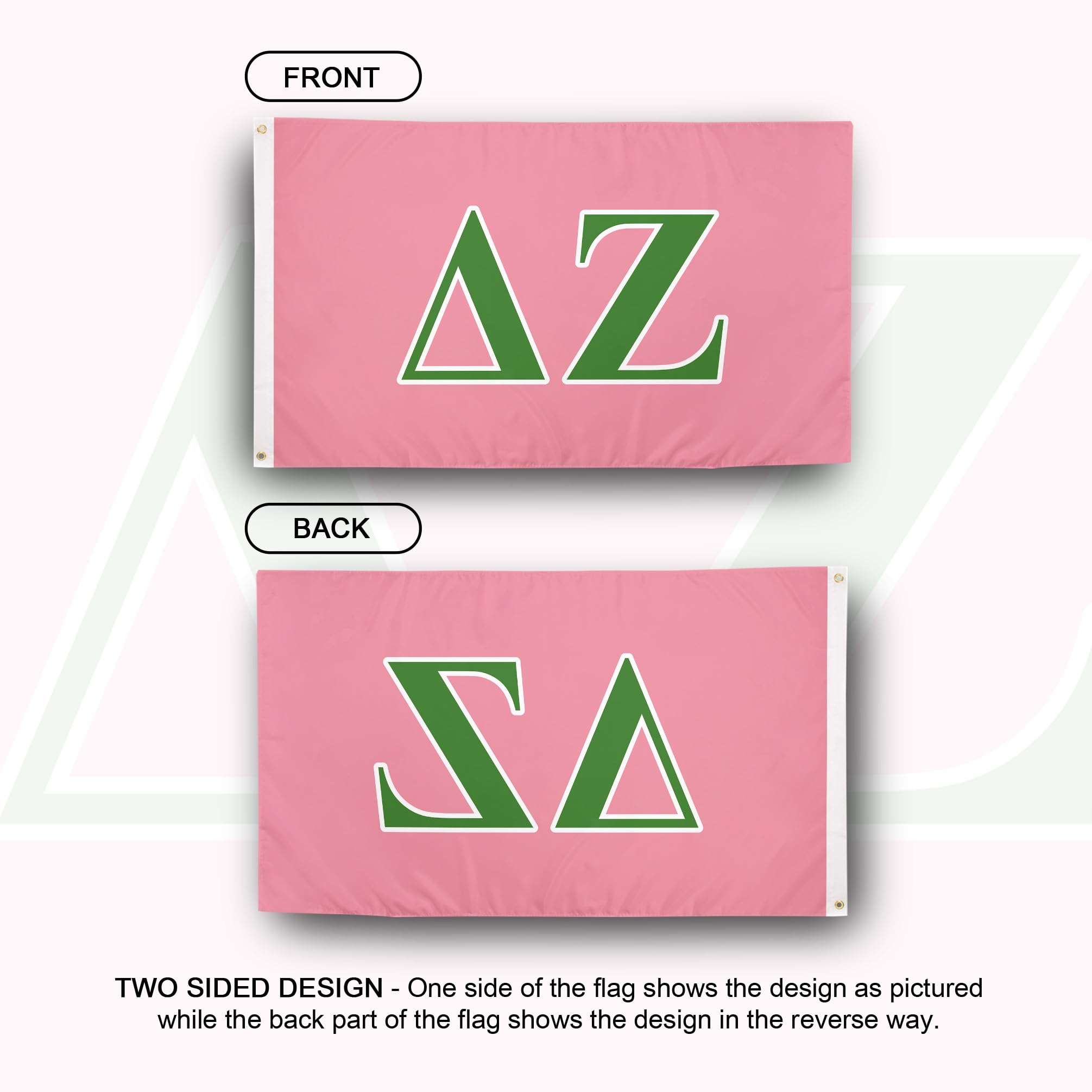 Cute Delta Zeta Letters Delta Zeta Greek V Neck Letter Shirt W/ DZ