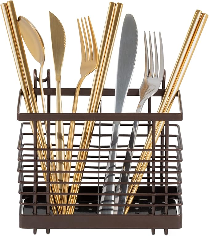Amazon.com: Reffu Utensil Holder Kitchen Counter, 5.3”x6.3”x3.9 ...