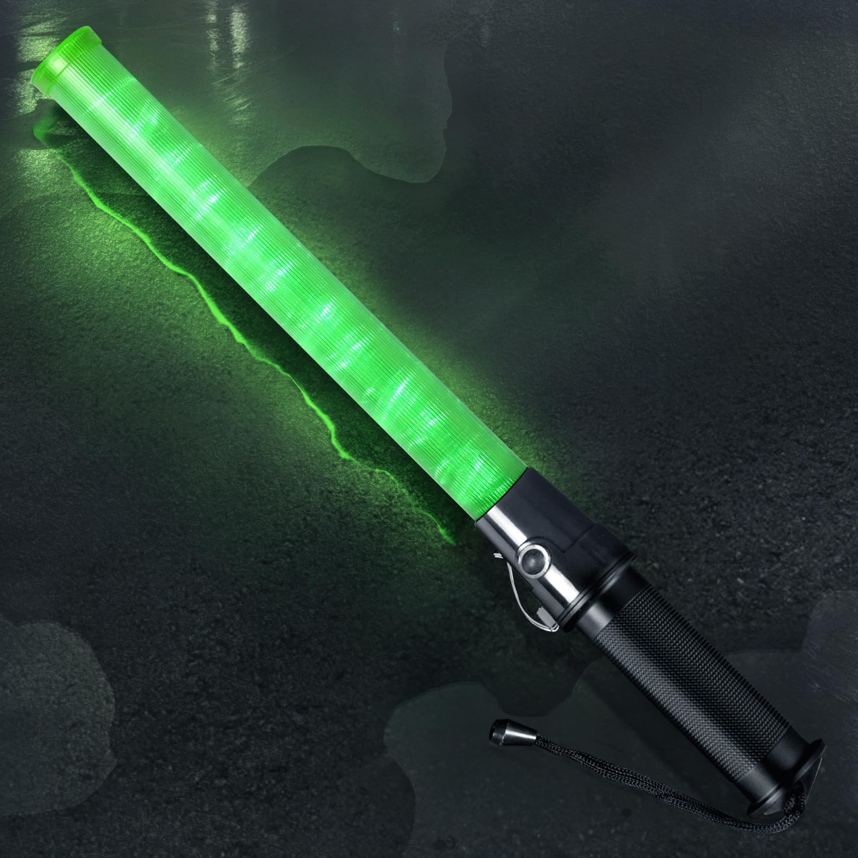 Amazon.com: Traffic Wand, 21 Inch Green LED Traffic Control Wand with 2 ...