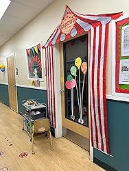 Amazon.com: Preboun 3 Pcs Circus Tent Decorations Circus Carnival Party ...